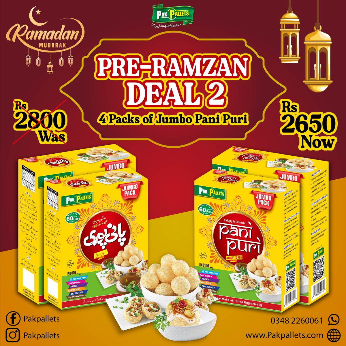 Pre RAMZAN Deal Jumbo Packet Deal – Pak Pallets