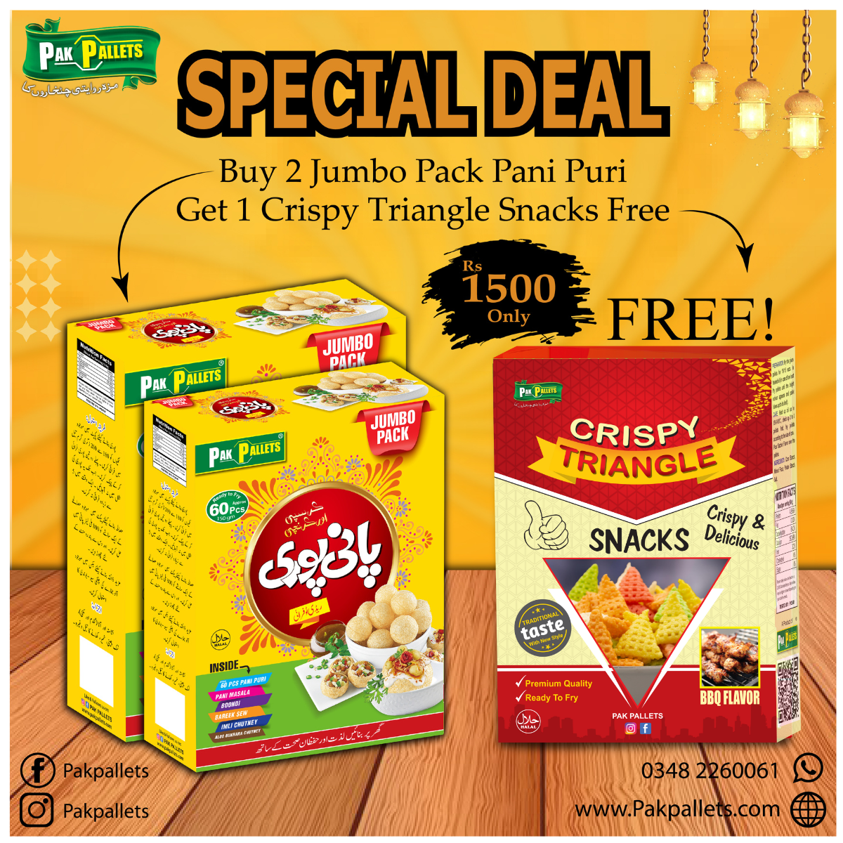 Special Deal Buy 2 Jumbo Pack Get 1 Snack box Free – Pak Pallets