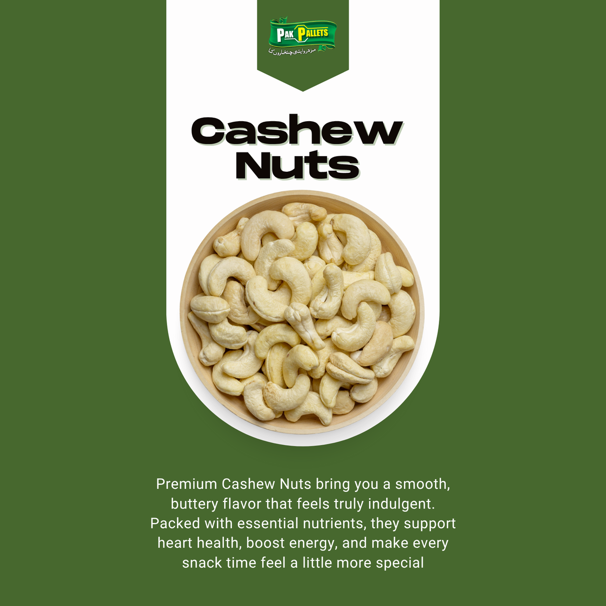 Cashew Nuts (Kaju Sada) – Pak Pallets