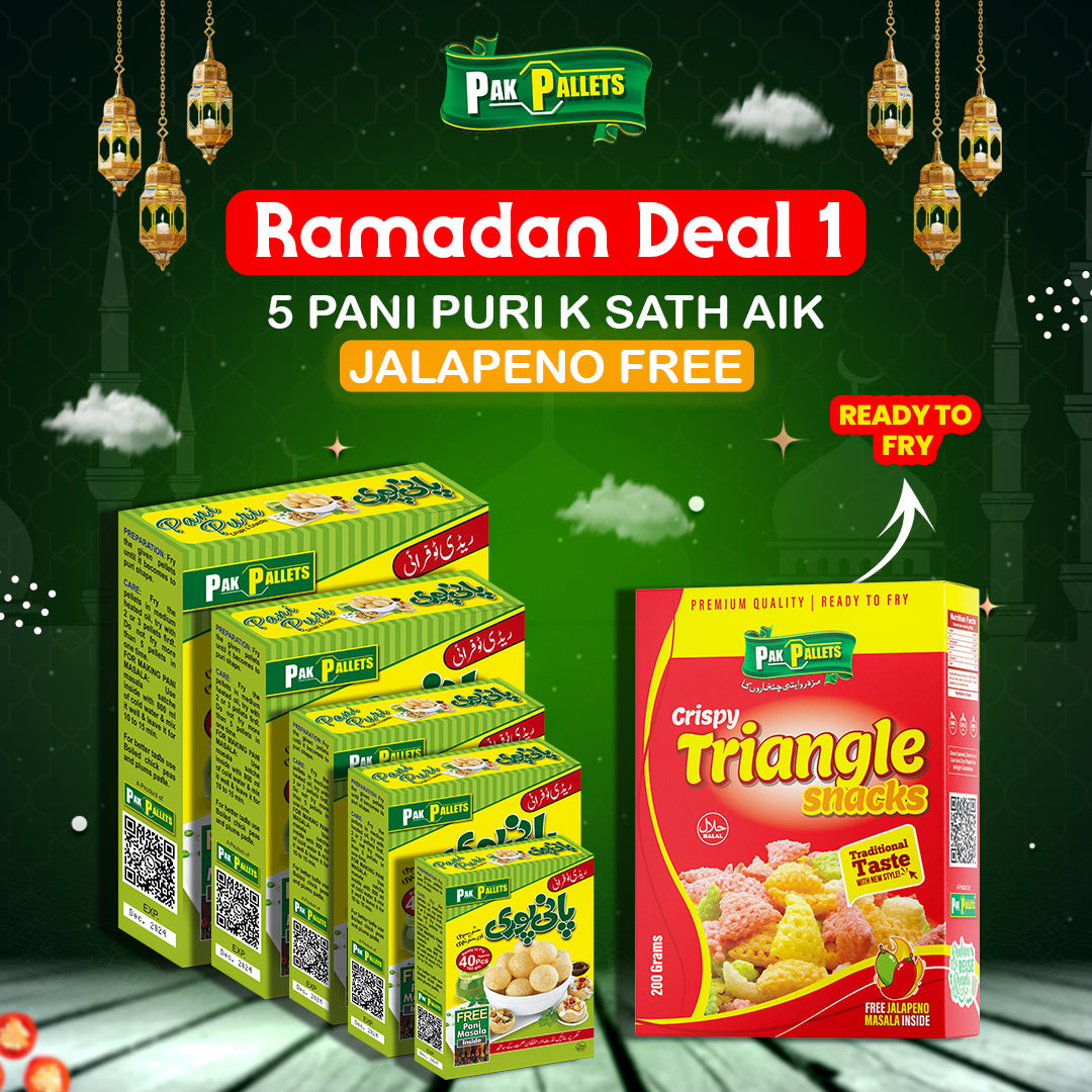"Ramzan Deal 1" Purchase 5 Ready-to-Fry Pani Puri and Get 1 Free Jalap ...